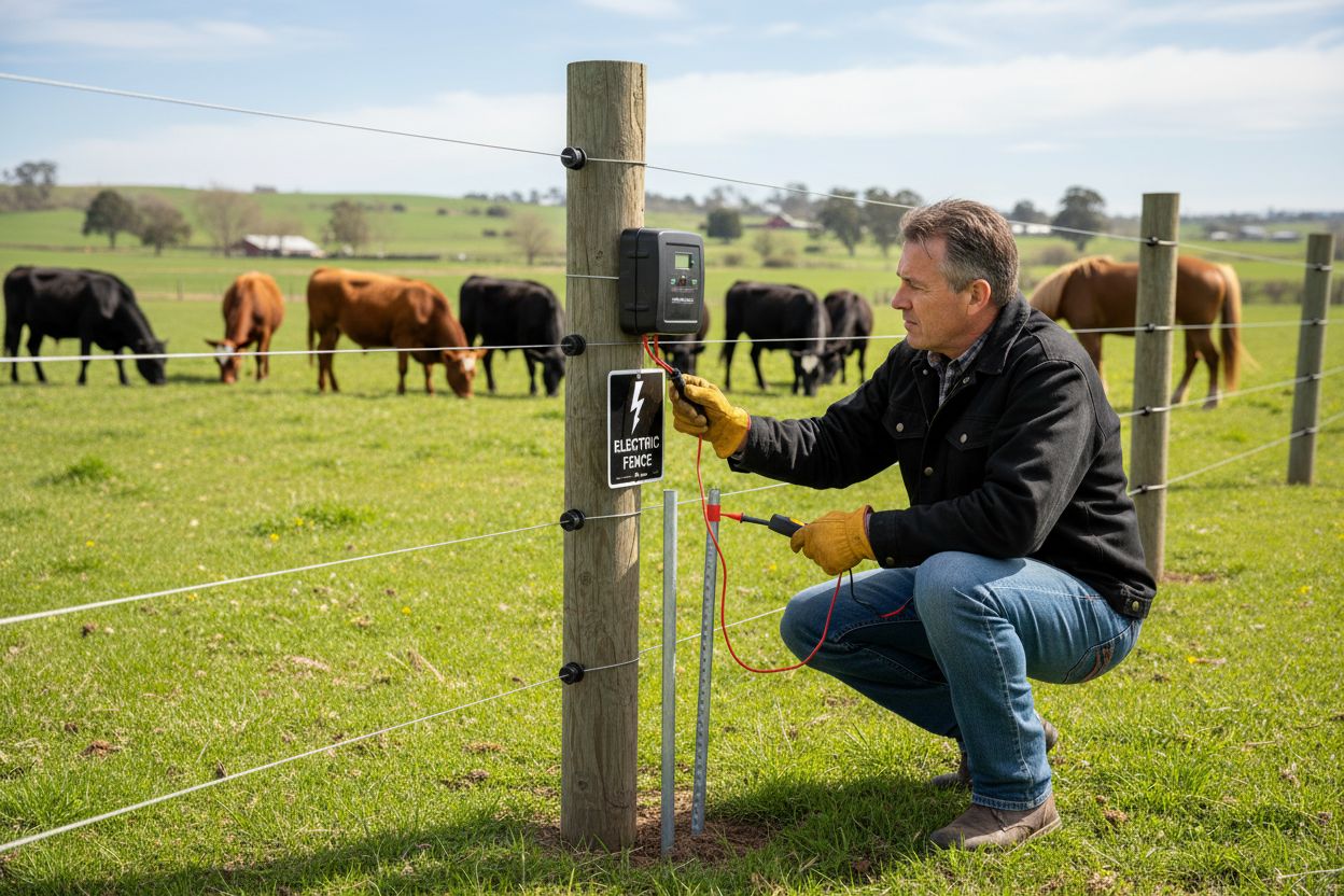 Electric Fence How To: Build and Test for Livestock Safety – FenceFast Ltd.