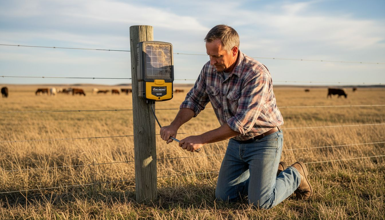 Gallagher S200 Solar Fence Charger: Reliable Livestock Power ...