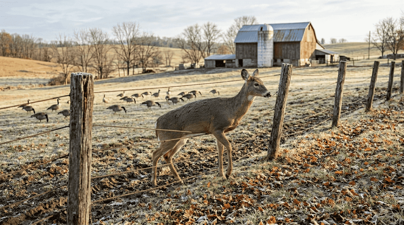 Wildlife friendly fence design guide for Canadian farmers – FenceFast Ltd.