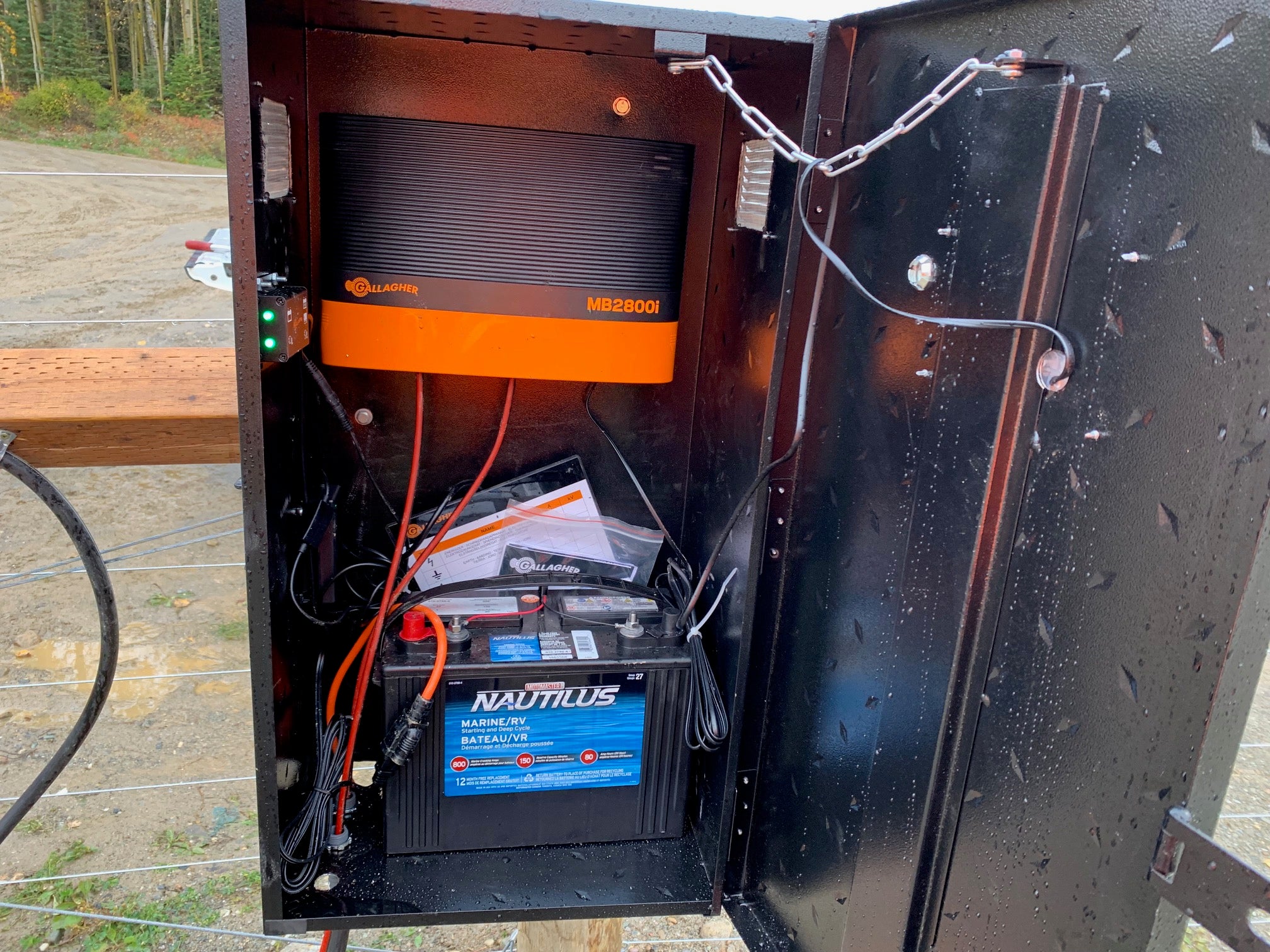 Energizer Security Box 30" black steel – FenceFast Ltd.