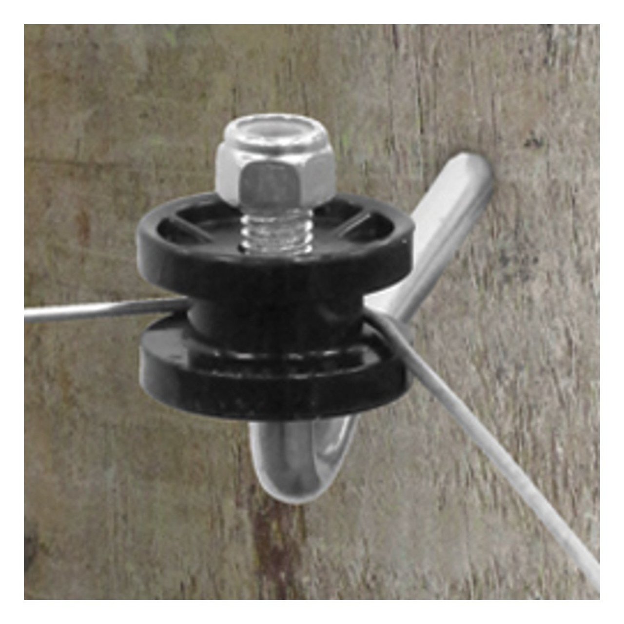 Gallagher Corner Lag Insulator- Black 5 pkg – FenceFast Ltd.