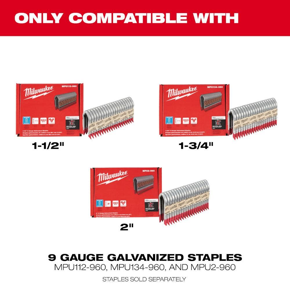 Milwaukee M18 FUEL UTILITY FENCING STAPLER KIT – FenceFast Ltd.