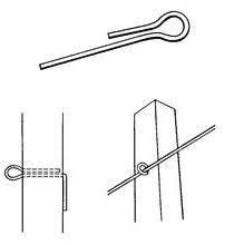 Gallagher Fiberglass Post Clips 100/Bag – FenceFast Ltd.