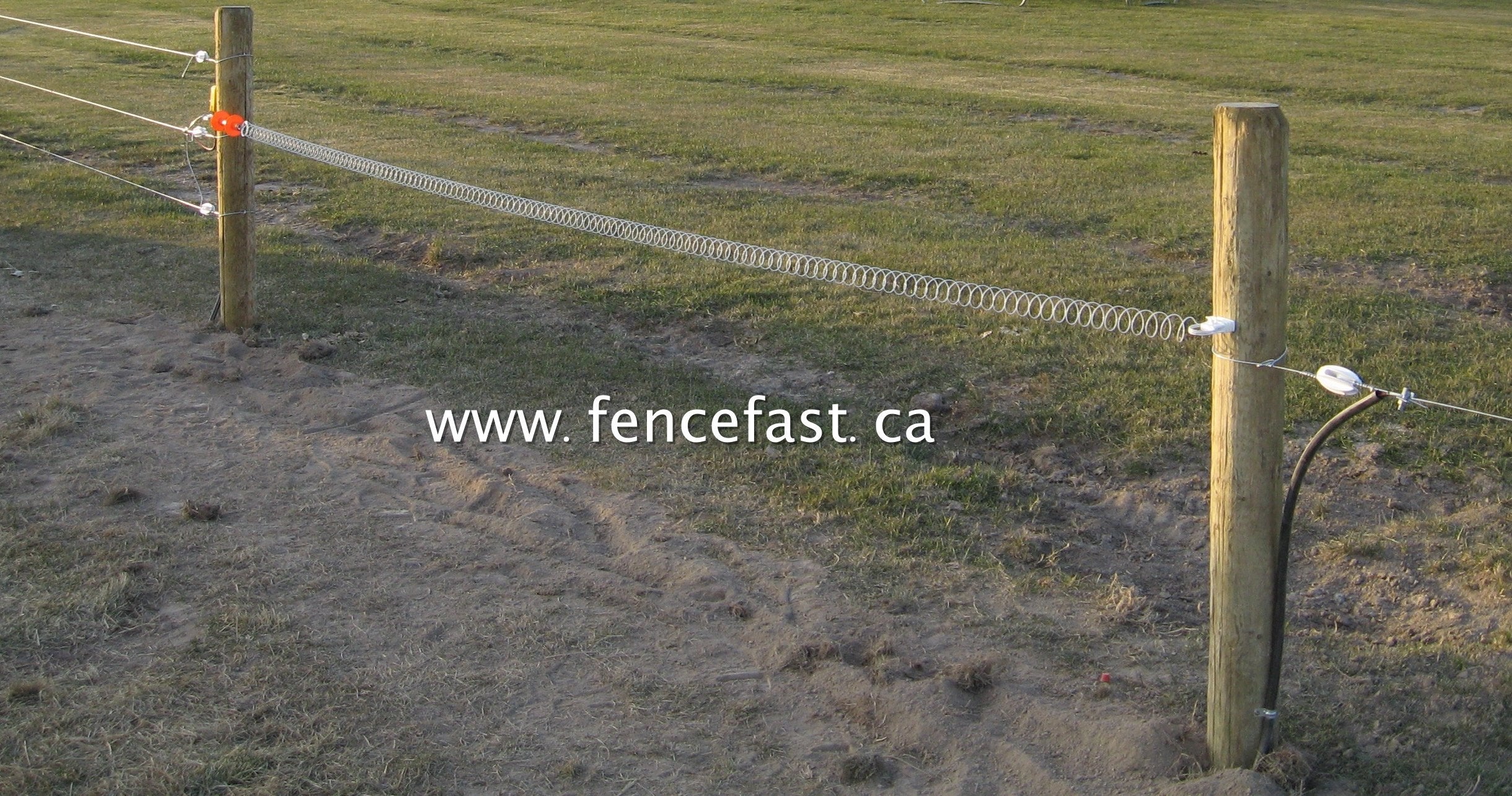 Gallagher Electric High Visibility White Spring Gate – FenceFast Ltd.